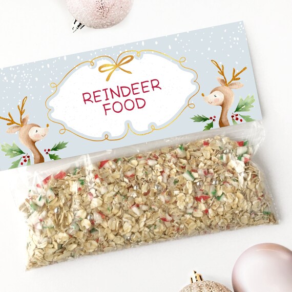 Reindeer Food Bag Topper Ideas - Mom. Wife. Busy Life.
