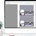 Halloween Treat Bag Toppers Printable File With Skeleton Bones - Etsy