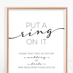 Put a Ring on It Game Printable File Bridal Shower Games Instant ...