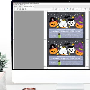 Kids Halloween Costume Party Invitation Printable Instant Download File ...
