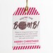 Hot Chocolate Bomb Gift Tags Instant Download Printable File Digital ...
