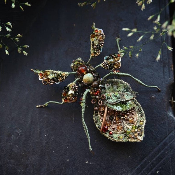 Insect Brooch - Etsy