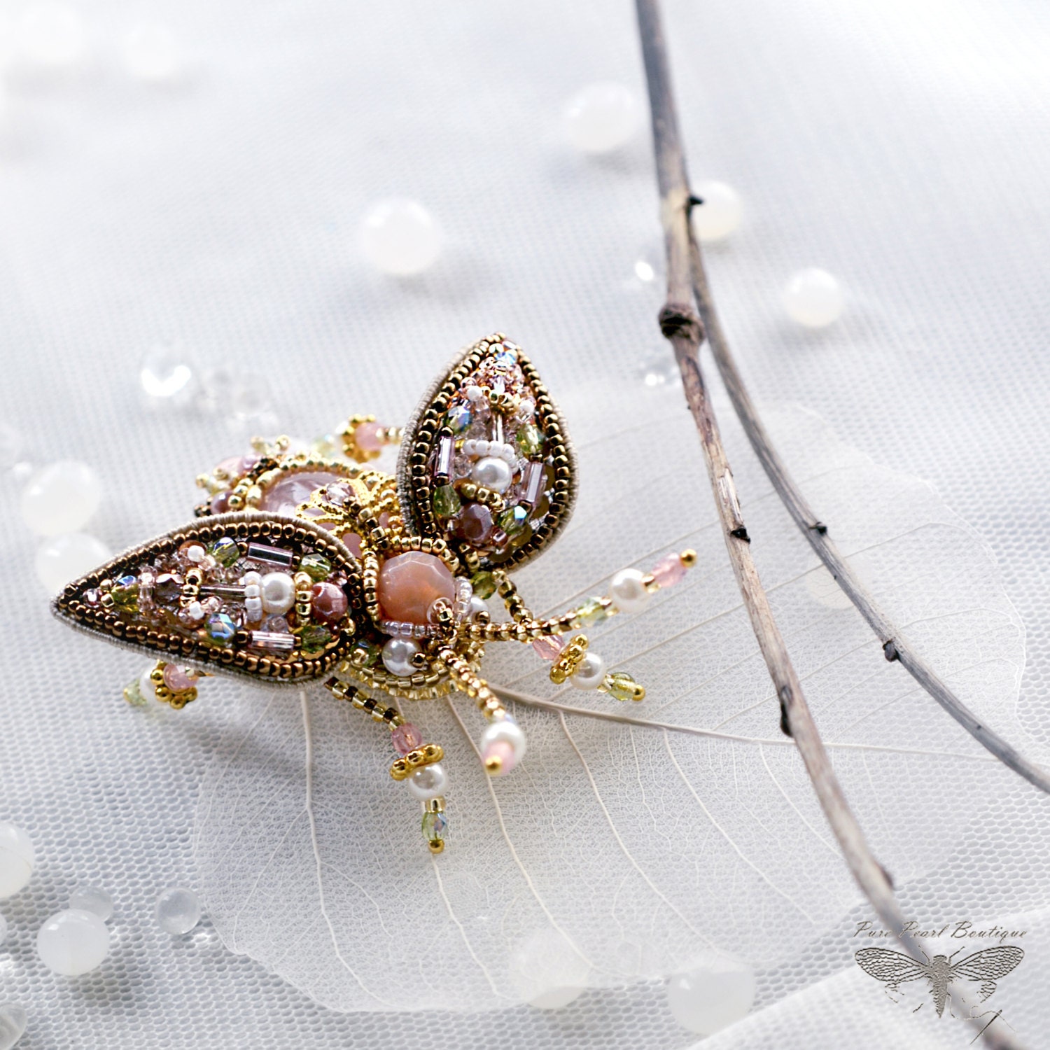 Feminine Jewelry Beetle Brooch Insect Jewelry Exquisite Jewelry ...