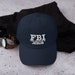 FBI Jesus Hat Low Profile Dad Hat - Etsy