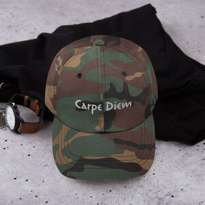 Carpe Diem Hat | Low Profile Dad Hat - Etsy