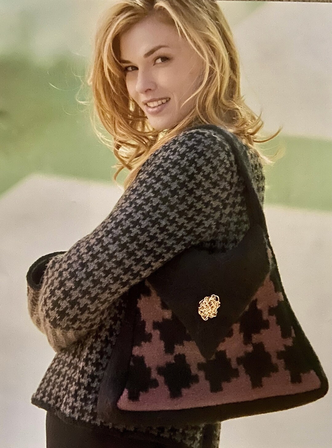 Bag of Checks Knitting Pattern Only - Etsy