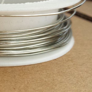Spool of Thin Brass Wire Thread, Bronze Brass Wire, Silver Wire for ...