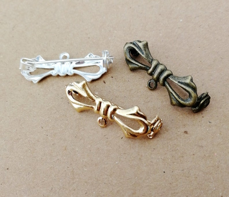10pcs 9x28mm Brooch Pins Antique Bronze Brooch Pin golden - Etsy