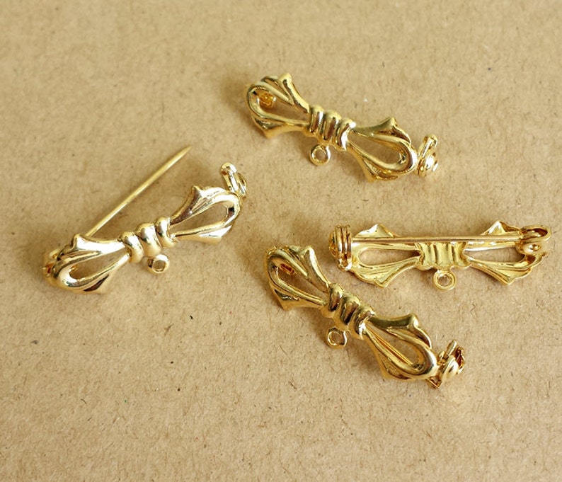 10pcs 9x28mm Brooch Pins Antique Bronze Brooch Pin golden - Etsy