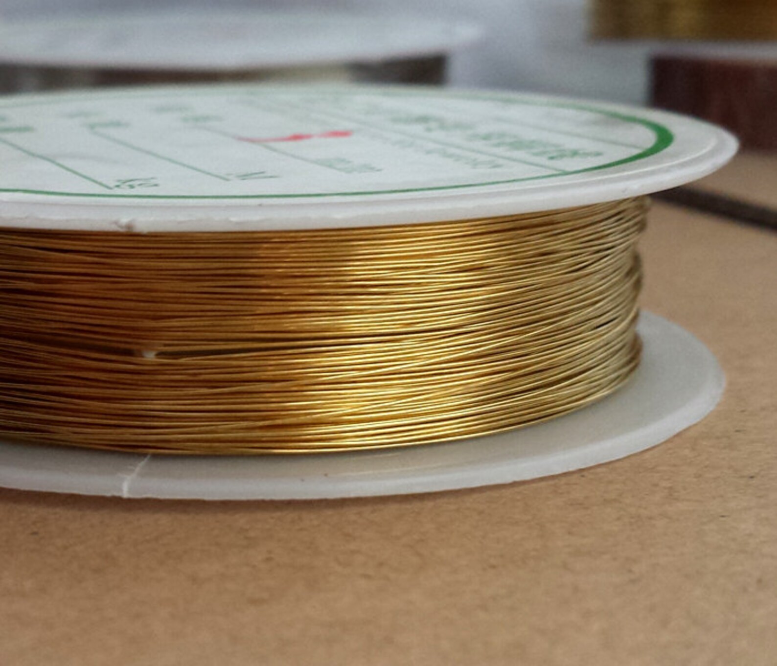 Spool of Thin Brass Wire Thread Bronze Brass Wire Silver | Etsy