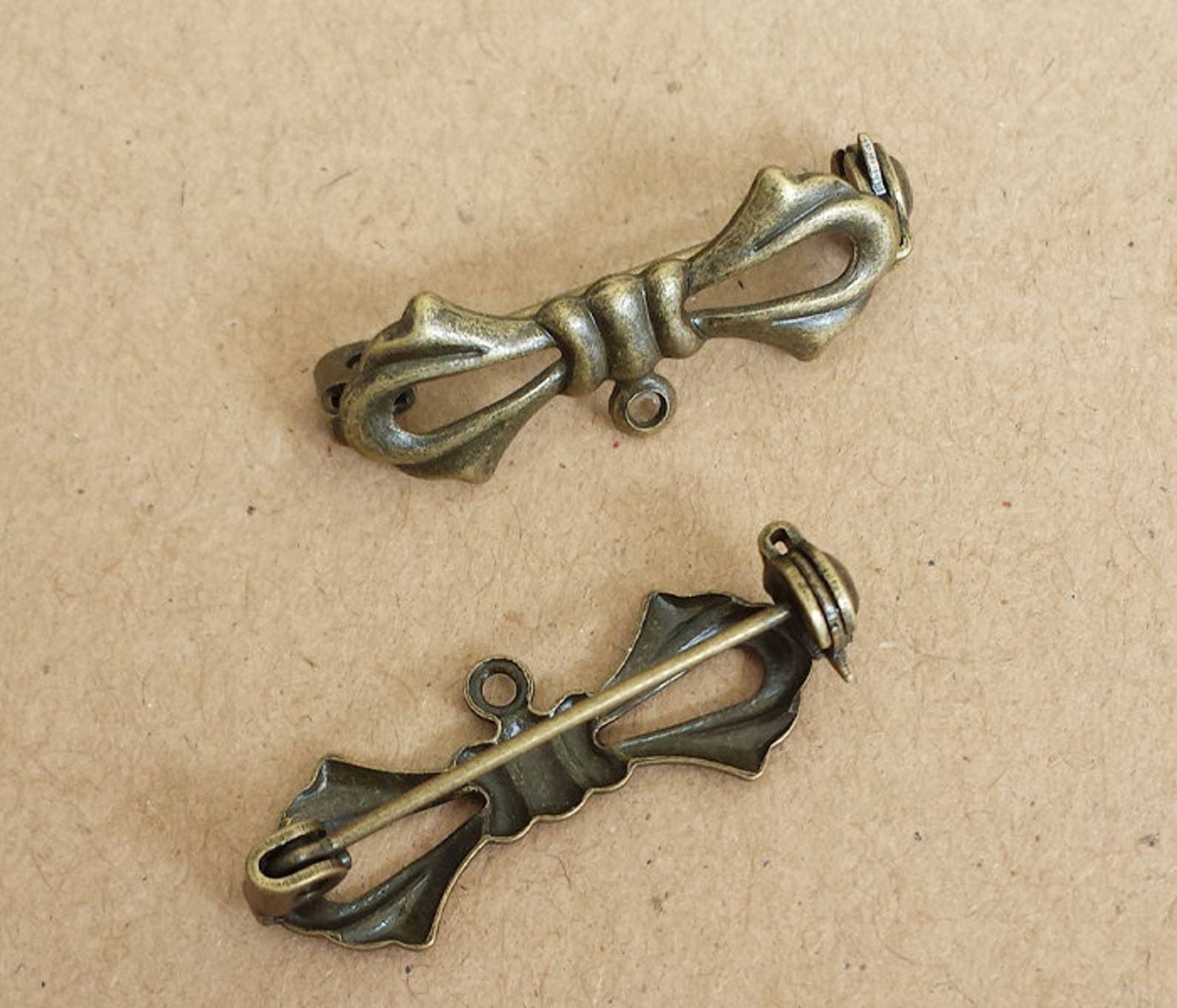 10pcs 9x28mm Brooch Pins Antique Bronze Brooch Pin golden - Etsy