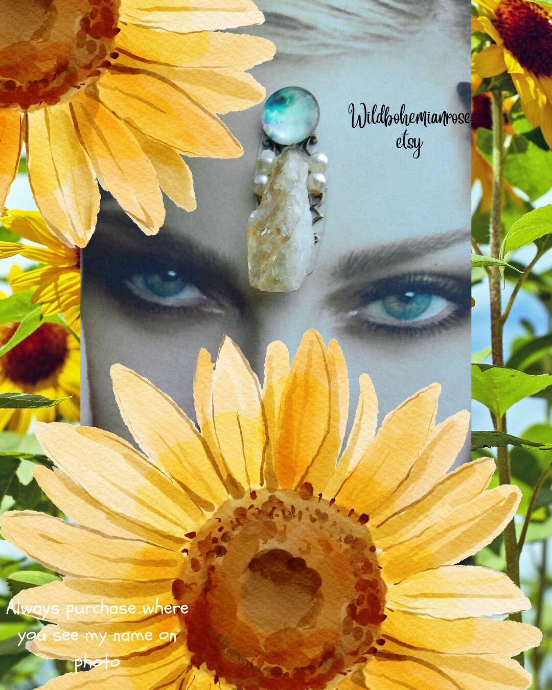 Universe Goddess Gemstone Bindi~tribal Fusion Bindi, Third Eye Bindi ...