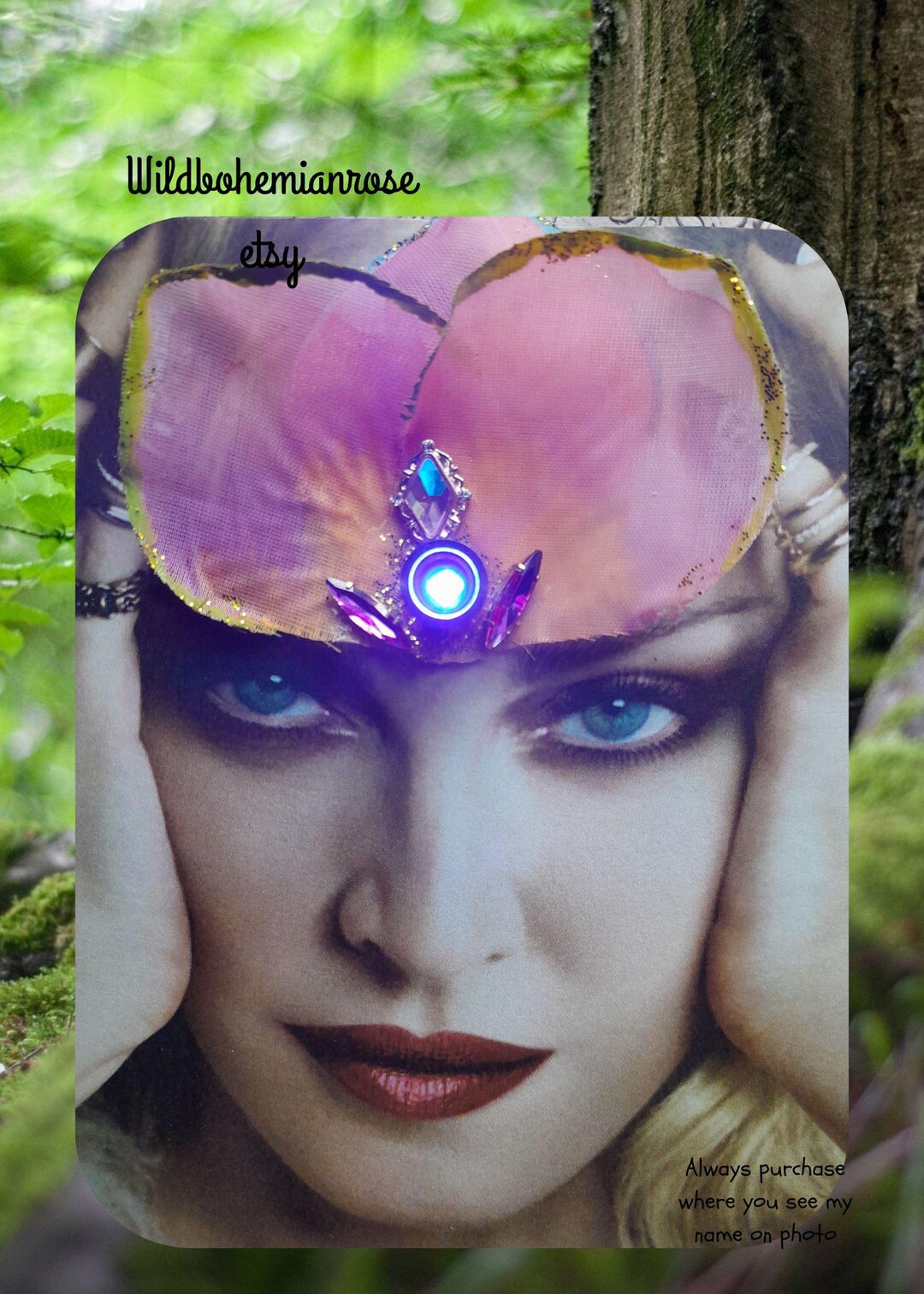 I'm Special Goddess Light up Bindi, Fairy Face Jewel,boho Festival Face ...