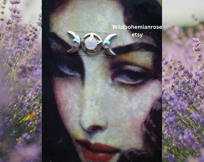 Magic Goddess Moonstone Bindihecate Triple Moon Bindi,pentagram,tribal ...