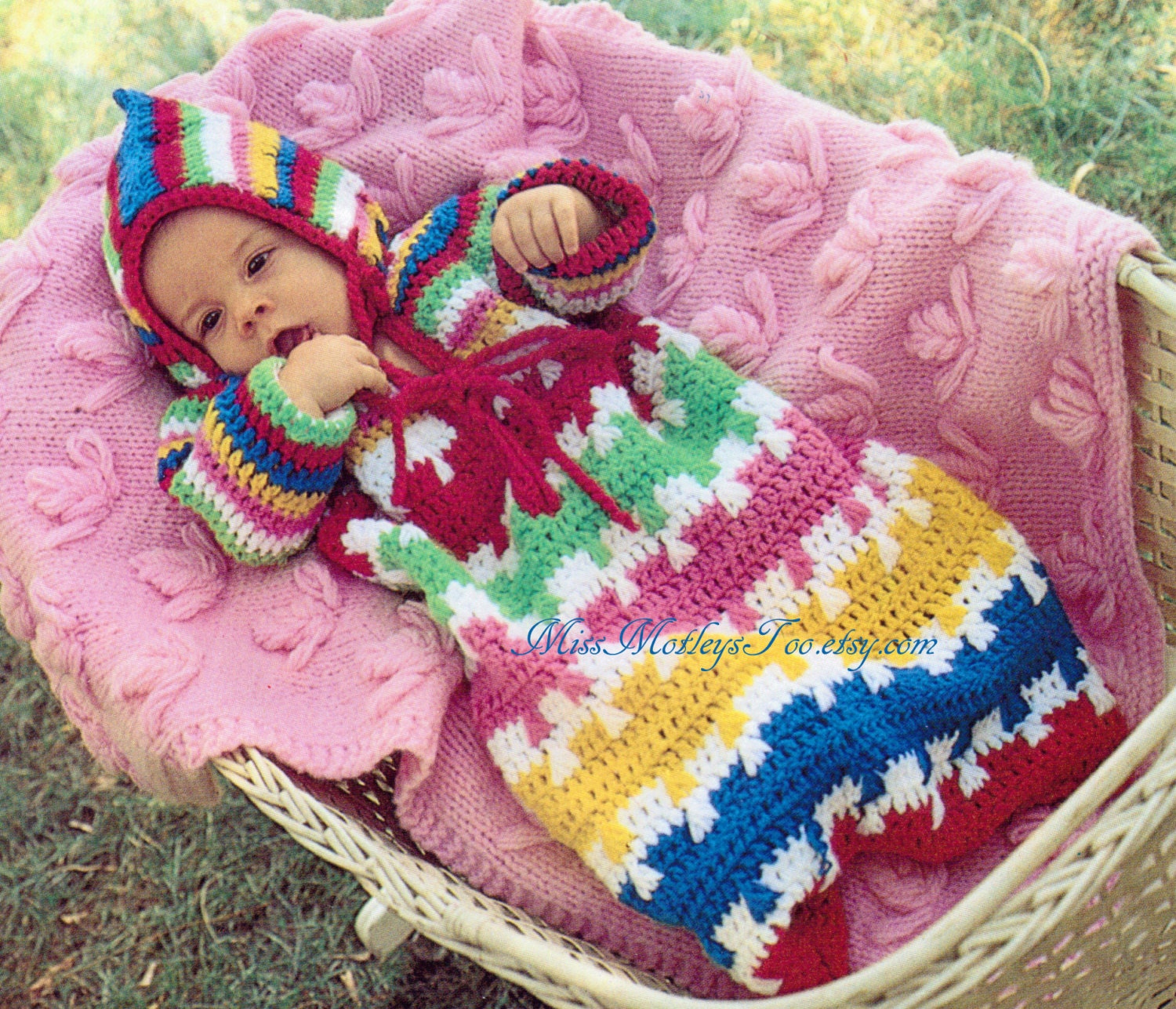 Baby Bunting 2 Crochet Patterns Sack Immediate Download PDF - Etsy