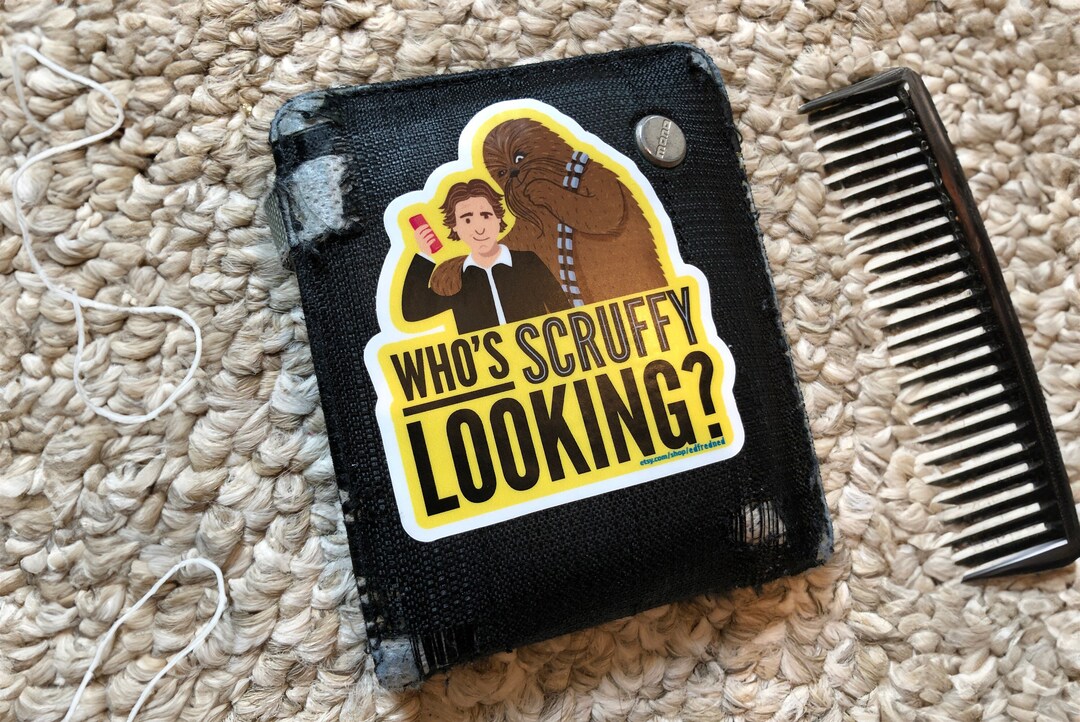 Star Wars Han Solo Sticker With Chewbacca Durable Vinyl Sticker Who's ...