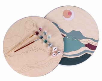 Wood Paint by Number - Etsy