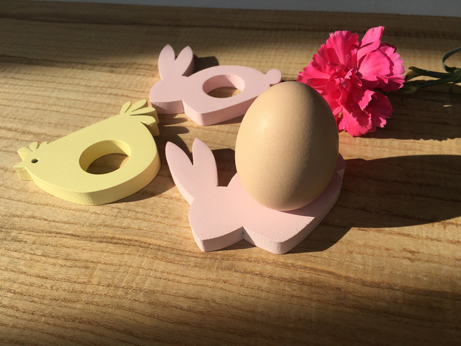 Wood Egg Stand, Wood Bunny, Wooden Egg Stands Holders, Easter Decor ...