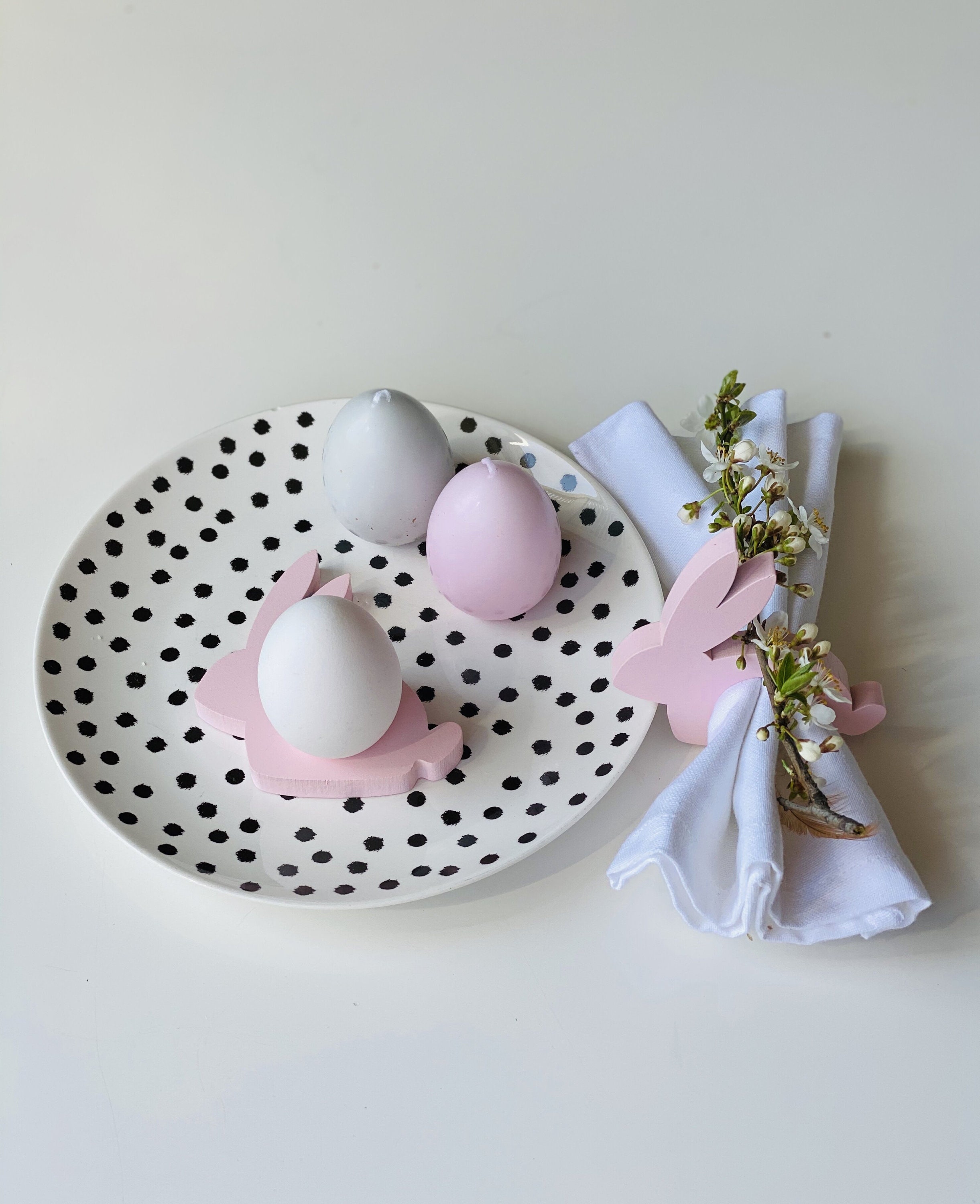 Wood Egg Stand, Wood Bunny, Wooden Egg Stands Holders, Easter Decor ...