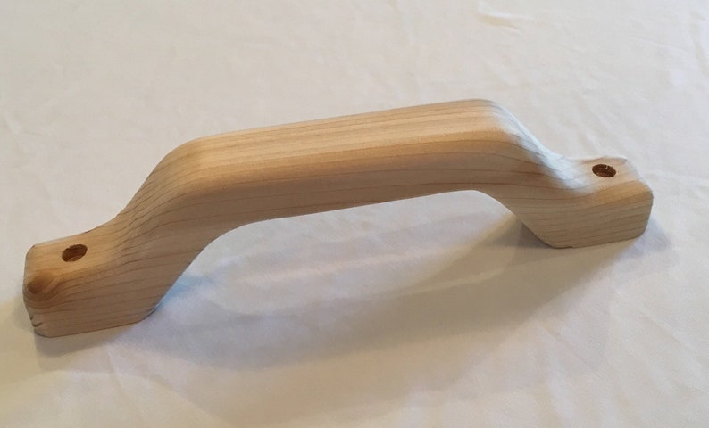 Custom Length Curved Cedar Sauna Door Handle - Etsy
