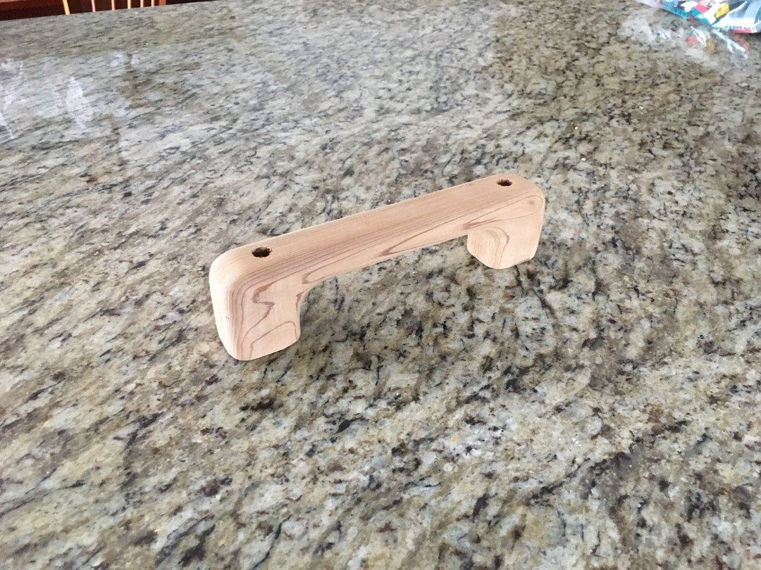Custom Length Cedar Sauna Door Handle - Etsy