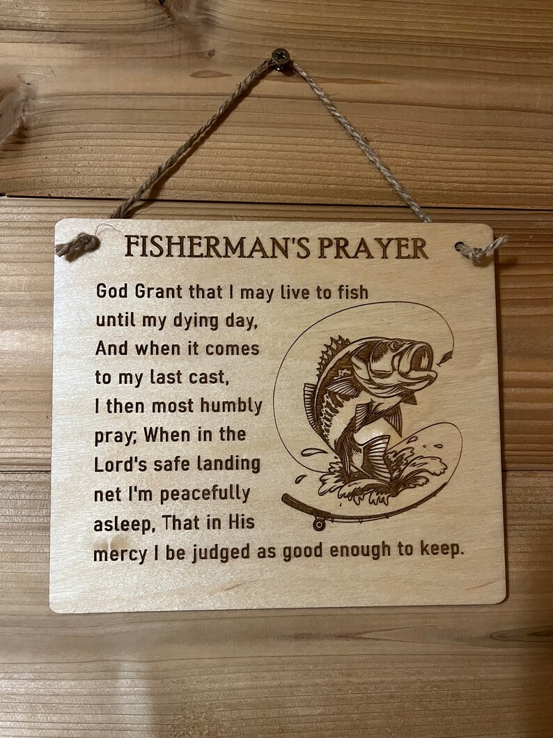 Fishermans Prayer Sign - Etsy