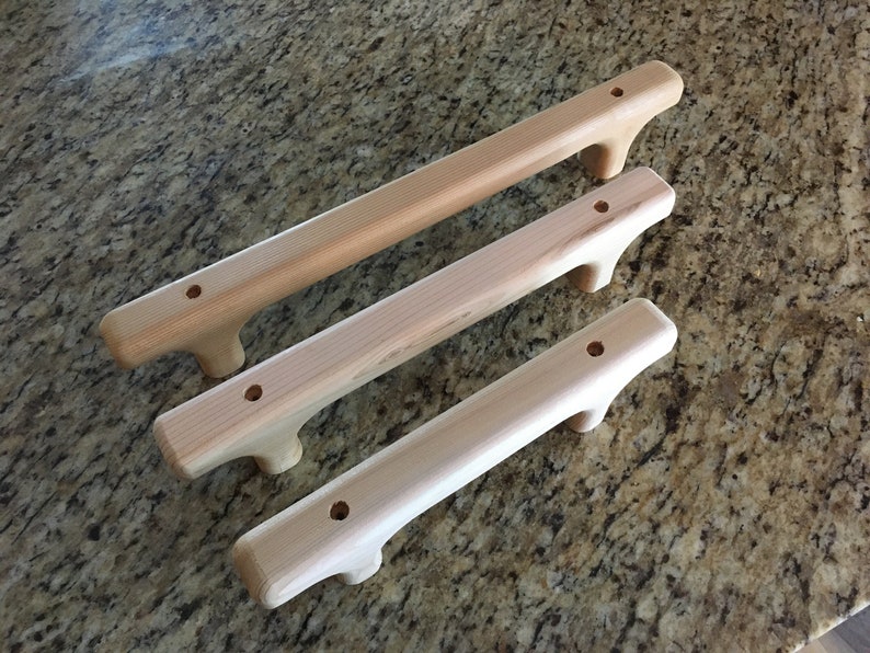 Custom Length Straight Cedar Sauna Door Handle - Etsy