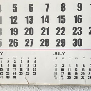 Union Pacific Railroad Wall Calendar Vintage 1972 US Landscape ...