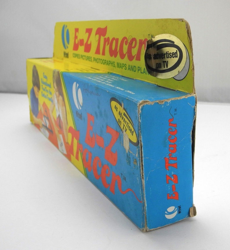 Vintage 1973 E-Z Tracer by K-tel Plastic Tracing Tool Enlarges Reduces ...