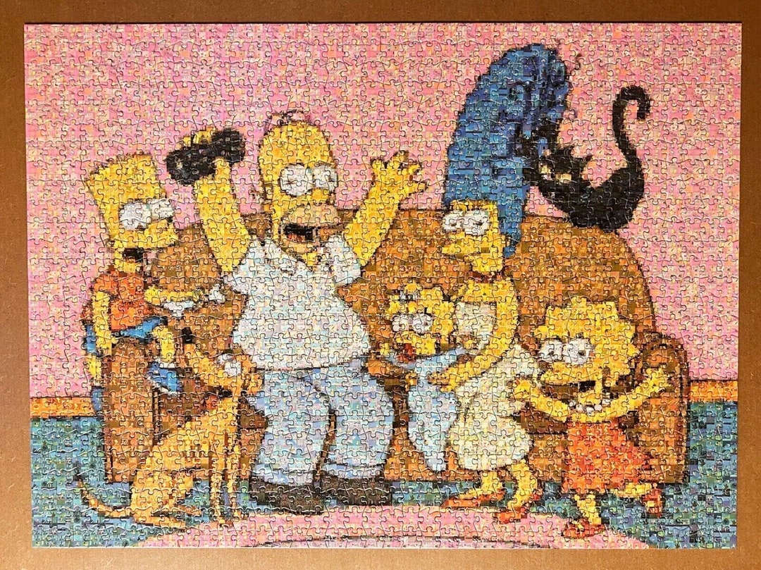The Simpsons Family Portrait Photomosaics Jigsaw Puzzle 1000 Pieces ...