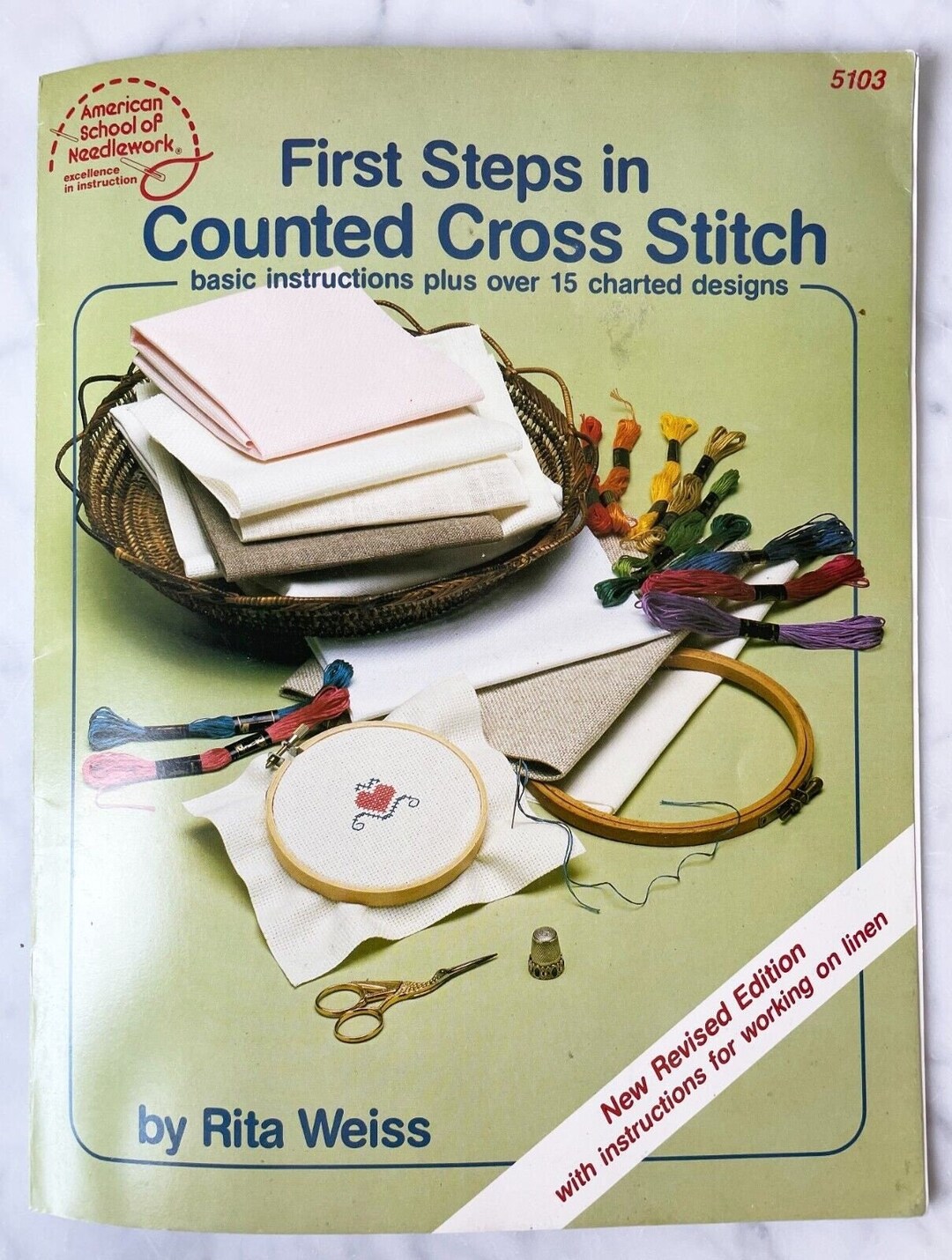 First Steps in Counted Cross Stitch Instruction & Designs Leisure Arts ...