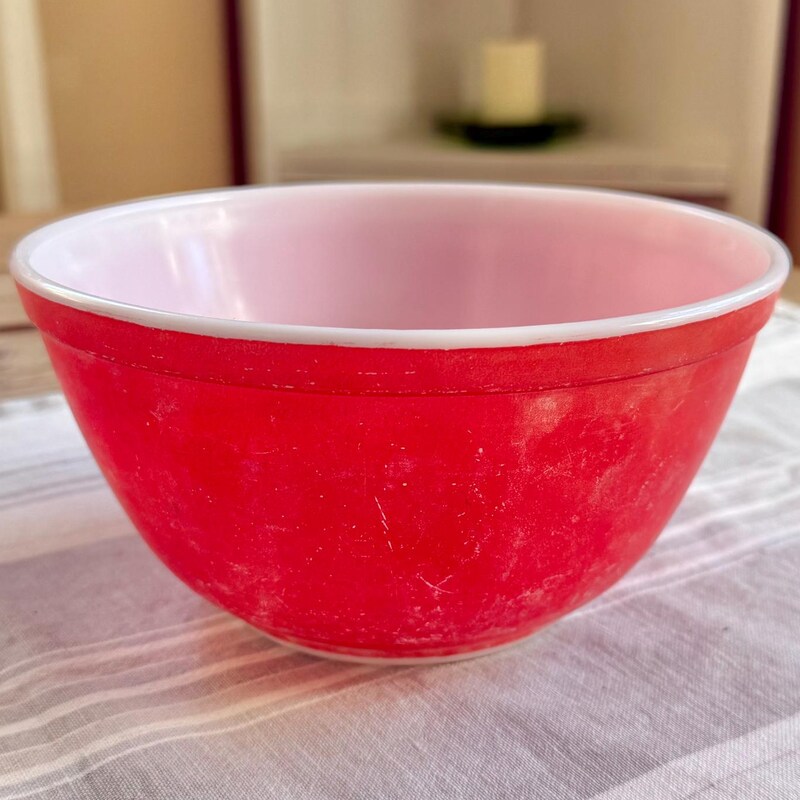 Red Pyrex - Etsy
