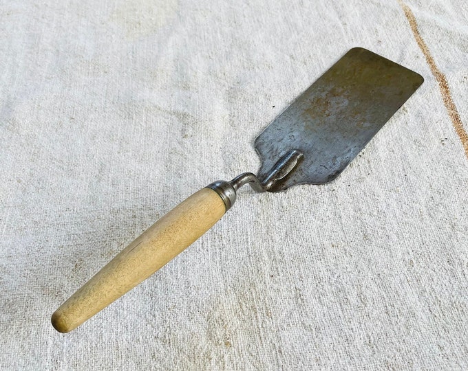 Vintage Chief Spatula Wood Handle Made in USA / Flexible Spatula With ...