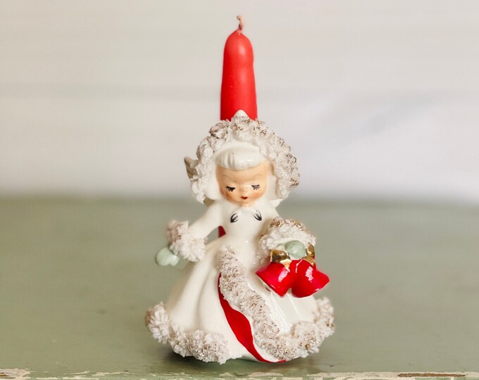 Rare Holt Howard Angel With Bells and Candle Holder 1958, Vintage Holt ...