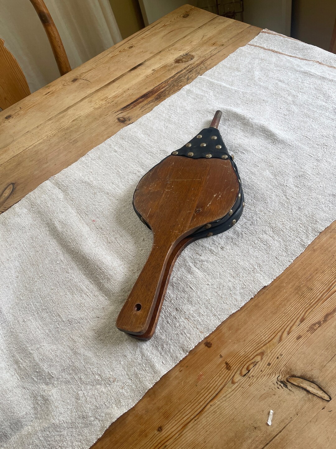 Antique Bellow / Wooden Fire Blower / Wood Fireplace Hearth Bellow - Etsy