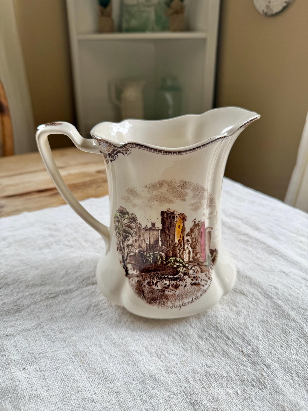Vintage Olde English Pitcher / Johnson Bros Made in England Pitcher Old ...
