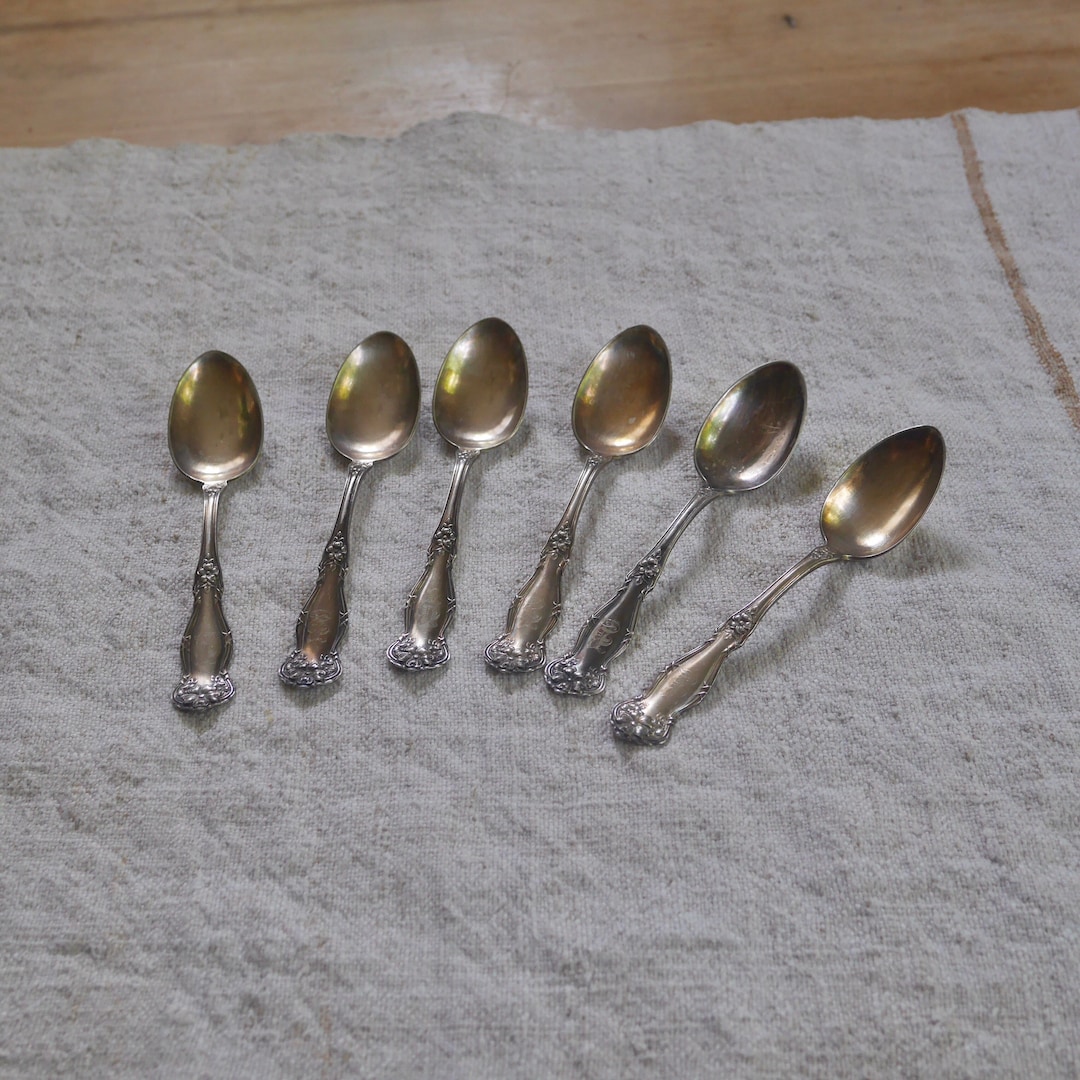 W M Rodgers and Sons Silver Spoons / Six Wm Rogers & Son AA SPOONS 1908 ...
