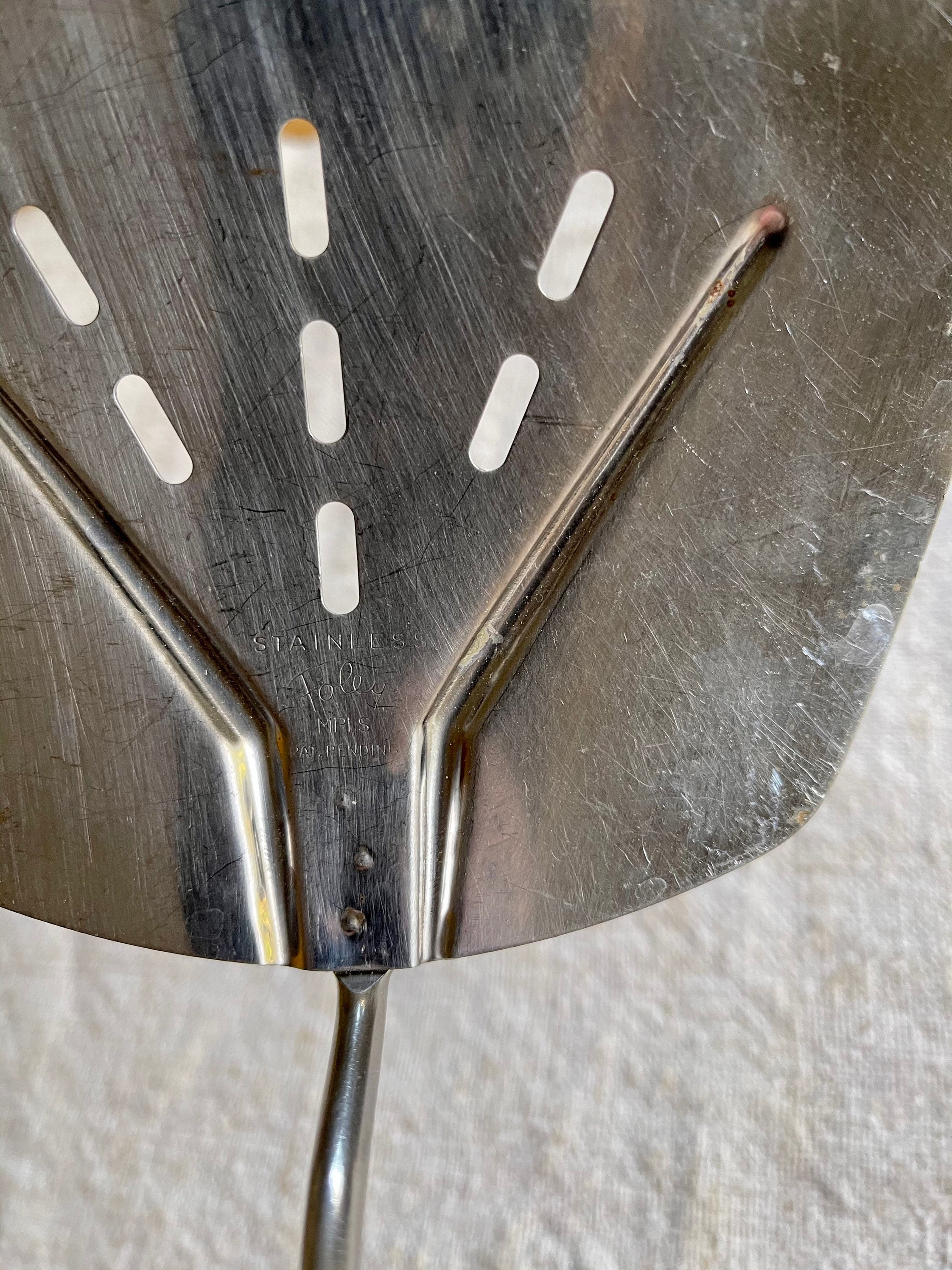 Vintage Foley Metal Spatula with Black Handle / Large Slotted - Etsy.de