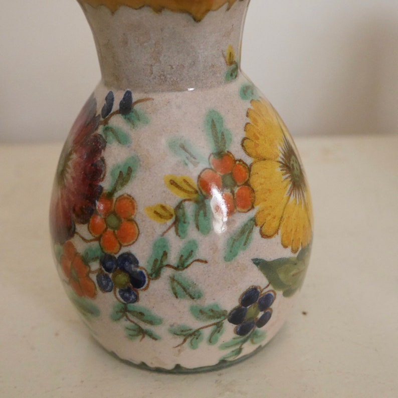 Rare Vintage Royal Gouda Art Pottery Pitcher White with | Etsy