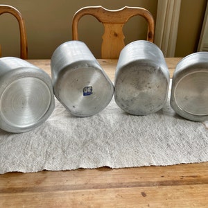 Vintage Kromex Aluminum Kitchen Canisters: Art Deco MCM Set - Etsy