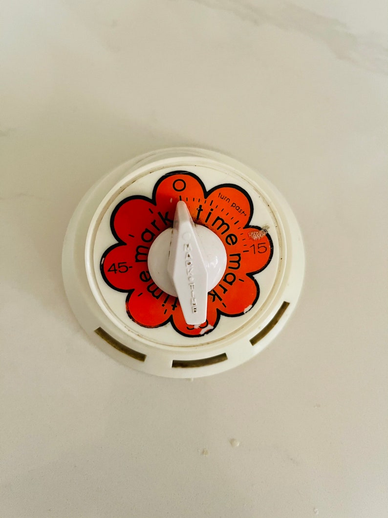 Vintage Time Mark Orange Kitchen Timer / Vintage Orange - Etsy