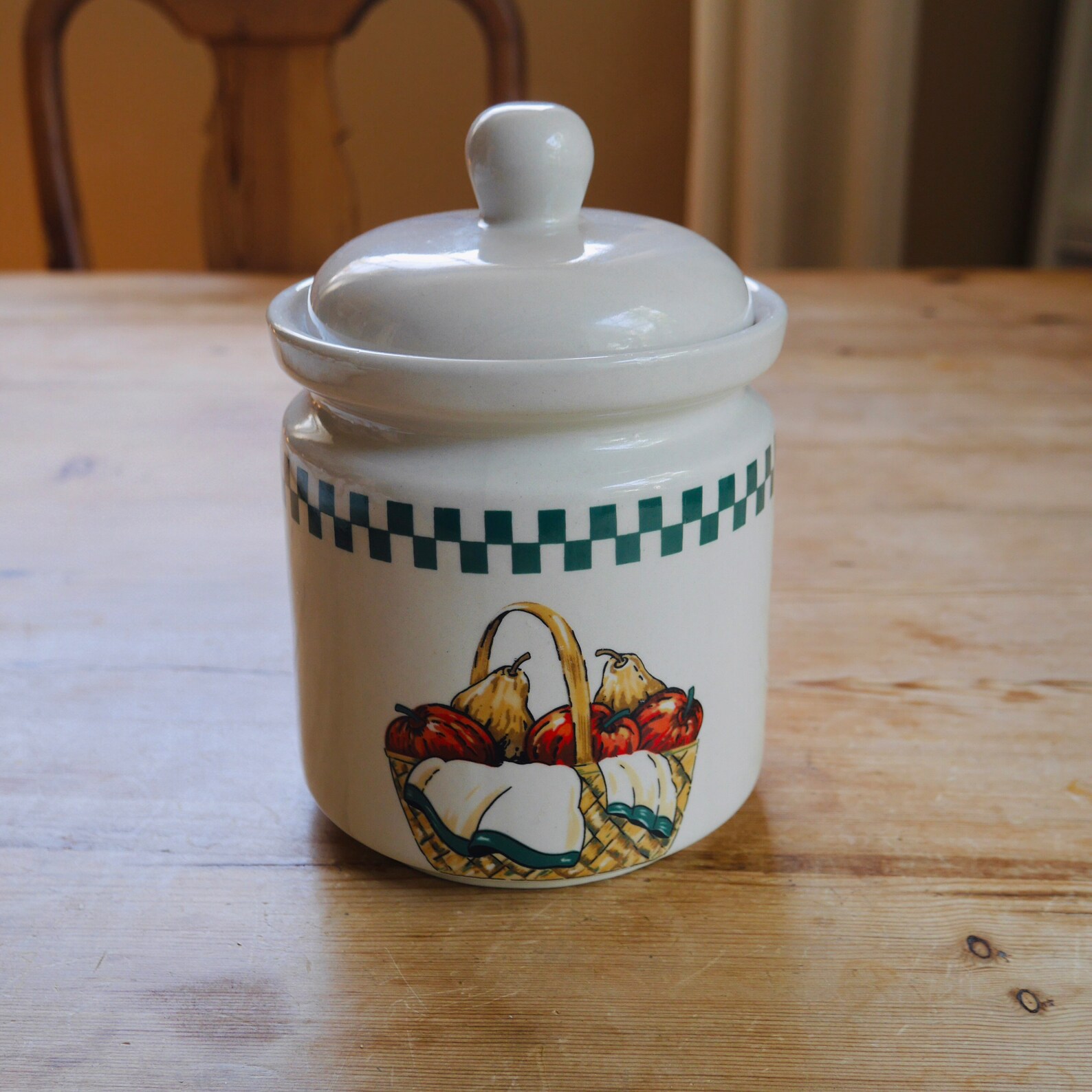 Vintage Gibson Housewares China Canister or Crock With Lid / - Etsy