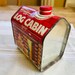 Vintage Tin Log Cabin Maple Syrup 1887 1987 100th Anniversary, Red Log ...