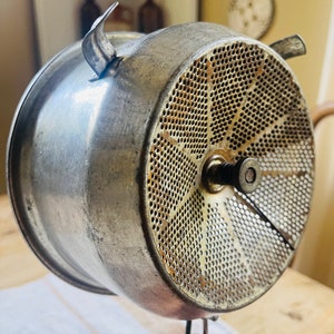 Vintage 1940's Foley Food Mill, Potato Masher With Red Wood Handle and ...