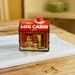 Vintage Tin Log Cabin Maple Syrup 1887 1987 100th Anniversary, Red Log ...