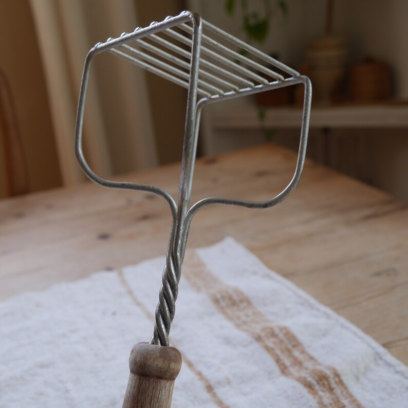 Authentic Vintage Wood Potato Masher / Primitive Masher With - Etsy