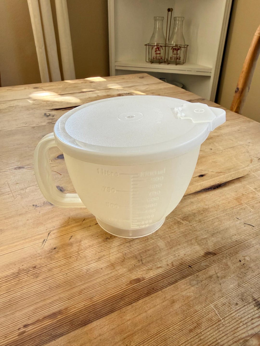 Vintage Tupperware 4 Cup Mix N Store Measuring Cup Pitcher With Lid - Etsy