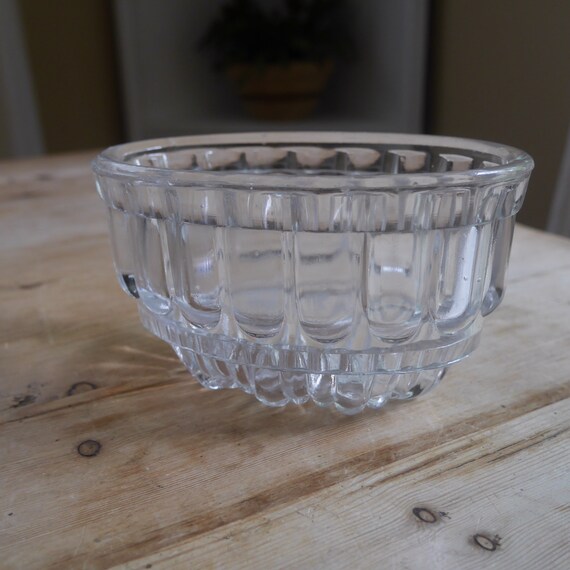 Heavy Glass Jelly Mold / Vintage Glass Jelly Mould With Rare - Etsy