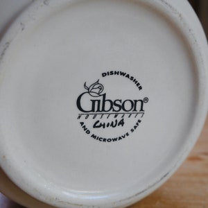Vintage Gibson Housewares China Canister or Crock With Lid / Fruit ...