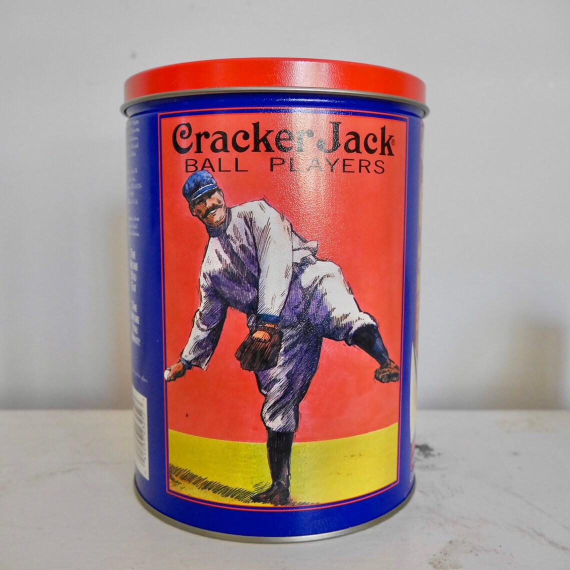Cracker Jack Limited Edition Tin Can Popcorn Tin Can 1992 - Etsy